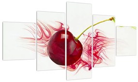 Obraz plodu třešně (125x70 cm)