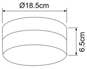 GLOBO 48401 - Stropní svítidlo OPAL 1xE27/40W