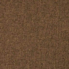 Otočná lenoška na podlahu hnědá textil 336577