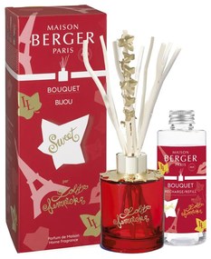 Maison Berger Paris Aroma Difuzér Jewelry, červený + náplň Lolita Lempicka – Sweet 100 ml 7852
