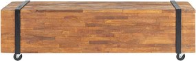 TV stolek 110 x 30 x 32,5 cm masivní teakové dřevo 326173