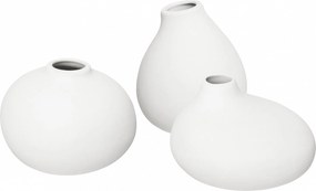 Dekorativní vázy Nona bílé 3 ks