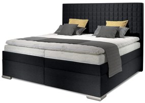 New Design Rialto Boxspring 180x200cm černá ekokůže