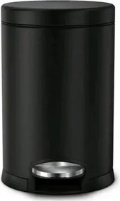 Simplehuman Pedálový odpadkový koš 4.5 l černá / kulatý