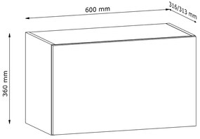 LANGEN ap | horní skříňka G60KN | push open | artisan