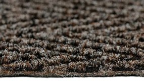 Vebe, Čistící zóna Boomerang 60 světle hnědá, na míru, šíře 1m,2m, hnědá, guma (gel - protiskluzový), chodba / předsíň