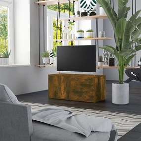 vidaXL TV stolek 80 x 34 x 36 cm kompozitní dřevo [801850] Barva: kouřový dub