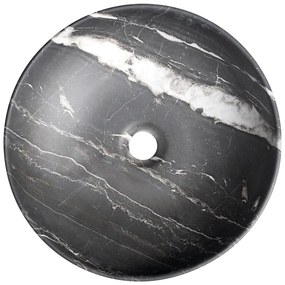 Sapho Sapho, RONDANE keramické umyvadlo na desku průměr 41cm, carnico marmor, AR435CM