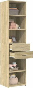 Skříň highboard dub sonoma 45 x 42,5 x 185 cm kompozitní dřevo 3281450