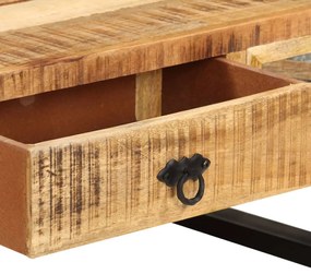 Konferenční stolek 110 x 50 x 38 cm masivní mangovníkové dřevo - Default Title