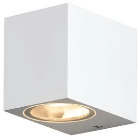 ACA Lighting Zahradní nástěnné svítidlo VITA max. 35W/GU10/230V/IP54, matně bílé