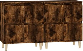 Příborníky 2 ks kouřový dub 60 x 35 x 70 cm kompozitní dřevo 3185756
