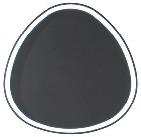 Nástěnné svítidlo Klapton LED, černé, Ø 85 cm, hliník, CCT