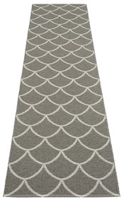 Vinylový koberec Pappelina KOTTE Charcoal/Warm Grey velikost: 70x450cm