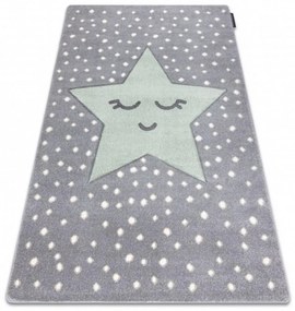 Dětský kusový koberec Hvězda šedý 160x220cm