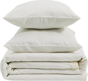 Slonovinové 3dílné povlečení na dvoulůžko/prodloužené 240x260 cm Simmel – Kave Home