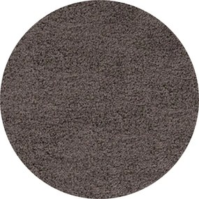 Kusový koberec Life Shaggy 1500 taupe kruh-120x120 (průměr) kruh