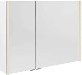 Sapho Alix - Zrcadlová skříňka s LED osvětlením 96x70x18 cm, 2x dvířka, bílá AX196-0030
