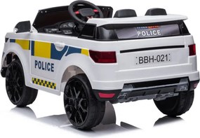 LEAN CARS Elektrické policejní autíčko BBH-021 bílé
