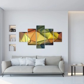 Obraz - Polygonální 3D abstrakce (125x70 cm)