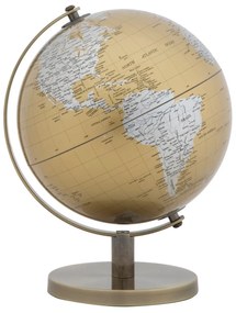 Stolní dekorace ve zlato-stříbrné barvě Mauro Ferretti Globe, výška 28 cm