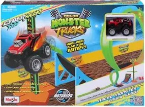 Maisto - Cyber Racers set, Play set - Micro Monster Truck Show