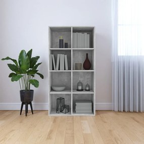 vidaXL Knihovna/příborník 66 x 30 x 130 cm dřevotříska [800153] Barva: Betonová šedá