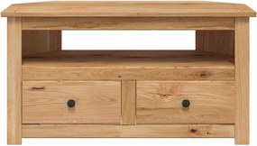 Rohová TV skříňka 93x49x49 cm masivní borovice řada Panama 282685