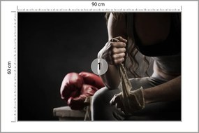 Fototapeta Boxer Před Bojem Samolepící tapety 90x60