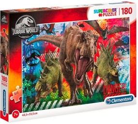 Clementoni - Puzzle 180 Jurassic world
