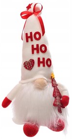 Vánoční LED skřítek 36 cm - "HO HO HO"