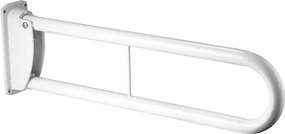 Deante Vital příslušenství, nástěnné sklopné kovové madlo 760 mm, bílá lesklá, NIV_641D