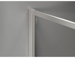 Mexen Kioto-F, sprchová zástěna s rámem 115 x 202 cm, 8 mm čiré sklo, ocelový profil, 800-115-104-97-00