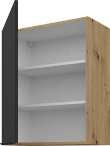 Kuchyňská linka ARIA ac | 255 cm | UNI dvířka | artisan/černá