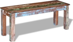 Lavice masivní recyklované dřevo 110 x 35 x 45 cm 243454