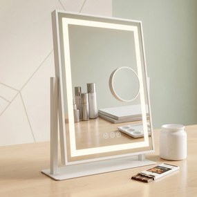 Rea Rea, Zrcadlo LED LUMI White 30x40cm, HOM-01800