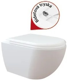 Canakcilar Ceramic  Creavit FREE závěsné wc + bidet 2v1 bílá FE320 Koupelny Bernold