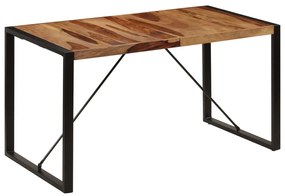 Jídelní stůl 140 x 70 x 75 cm masivní sheeshamové dřevo - Default Title