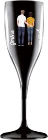 Personalizovaná nerozbitná prosecco sklenice s párem