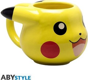 Hrnek 3D Pokémon - Pikachu 475 ml Vícebarevná