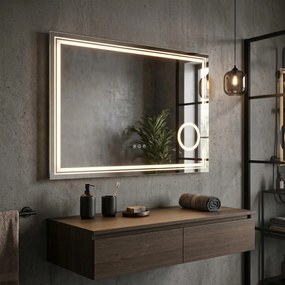 Rea Zrcadlo 80x60 cm s LED osvětlením HOM-01806