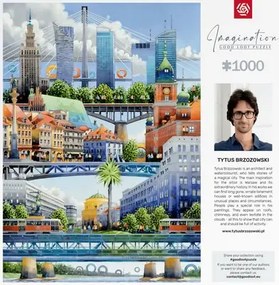 GOOD LOOT Puzzle Imagination: Tytus Brzozowski - Warsaw bridges / 1000