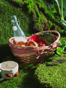 Sinsay - Piknikový koš - červená