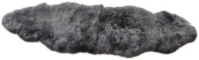Kožený koberec z ovčí kůže - střižený chlup - šedý - 2K - B2B 2 kůže Střižený chlup 5 cm