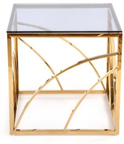 Konferenční stolek UNIVERSE čtverec zlatý