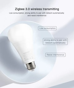 LED Solution Mi-Light MiBoxer ZIGBEE LED žárovka RGB+CCT 12W E27 FUT105Z
