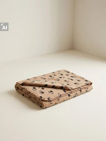 Sinsay - Deka pro domácí mazlíčky s motivem tlapek - hnědá