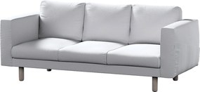 Potah na pohovku IKEA Norsborg 3-místná barva bílá látka pletený vzor