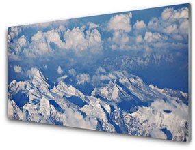 akrylový obraz Hora Mraky Krajina 100x50 cm