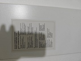 HOMCOM kryt radiátoru se 2 ratanovými dvířky, bílý